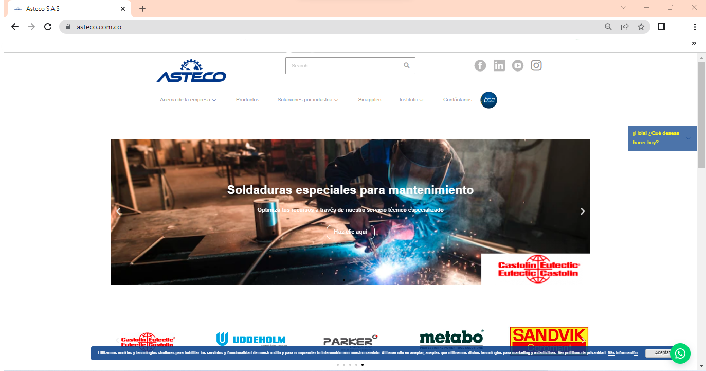 Asteco renueva su página web - Instituto Asteco